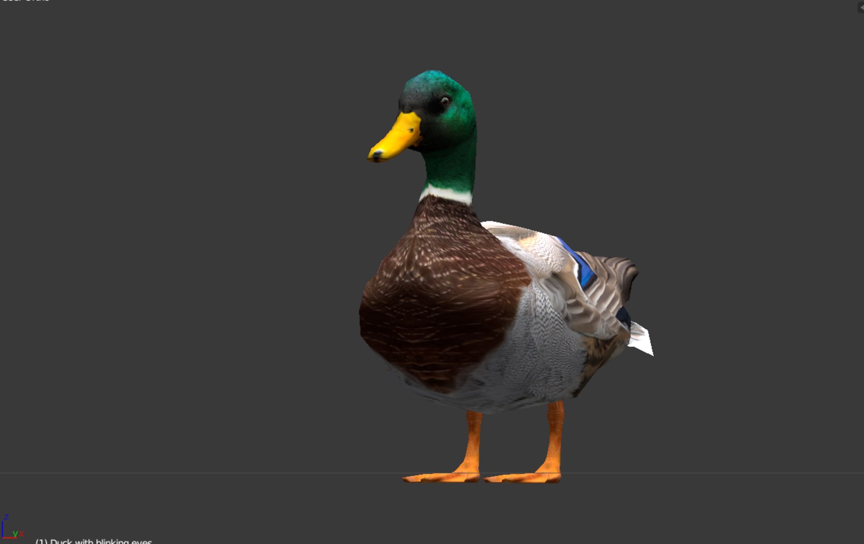 3D Model Low Poly Animated Mallard Ducks - TurboSquid 2187936