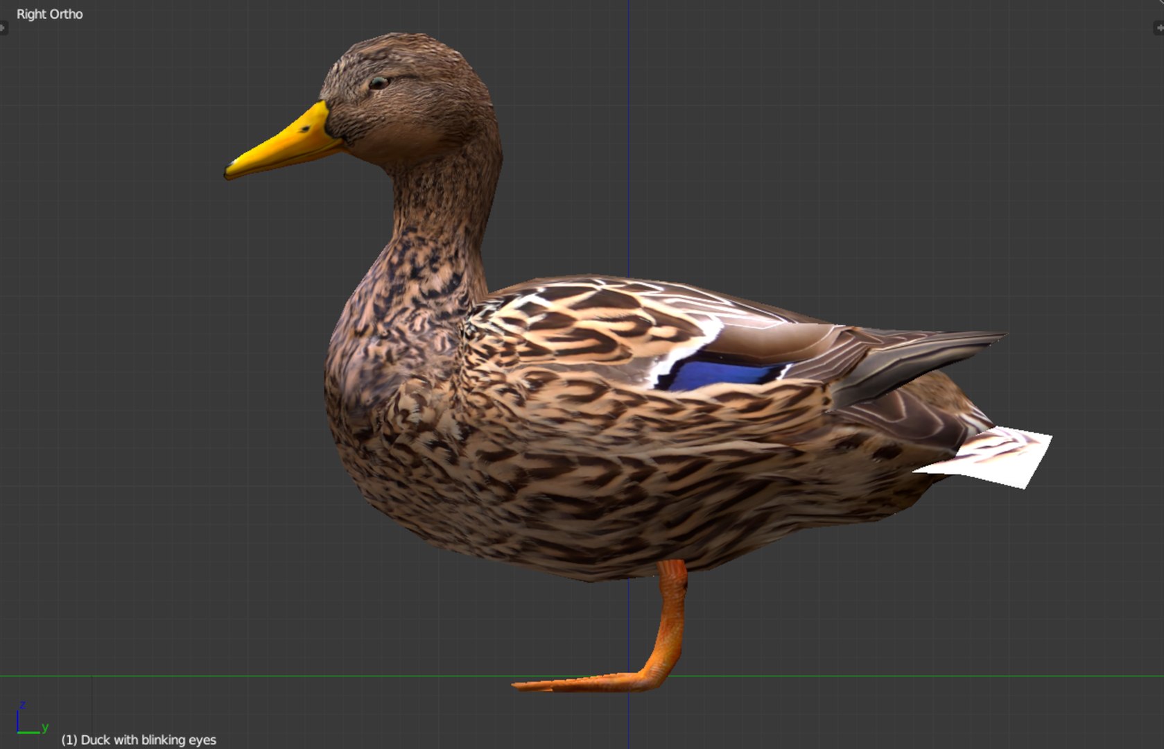 3D Model Low Poly Animated Mallard Ducks - TurboSquid 2187936