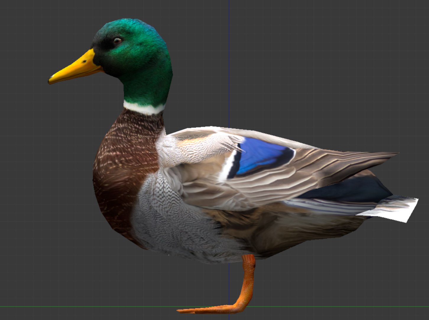 3D Model Low Poly Animated Mallard Ducks - TurboSquid 2187936