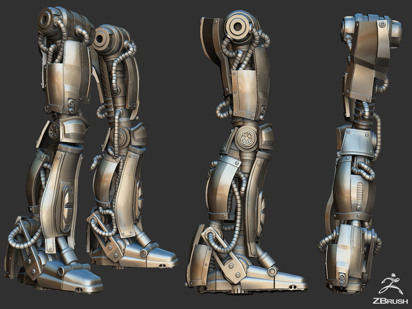 Mech kitbash parts - 3D - TurboSquid 1641227