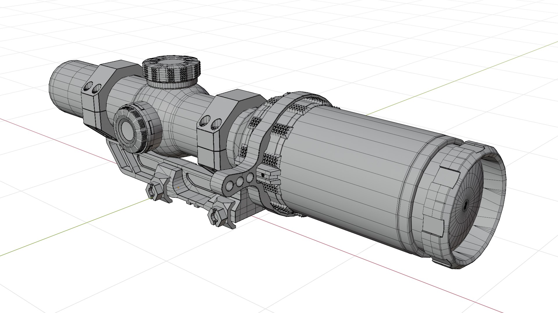 Sniper Scope 3D Model - TurboSquid 1736064