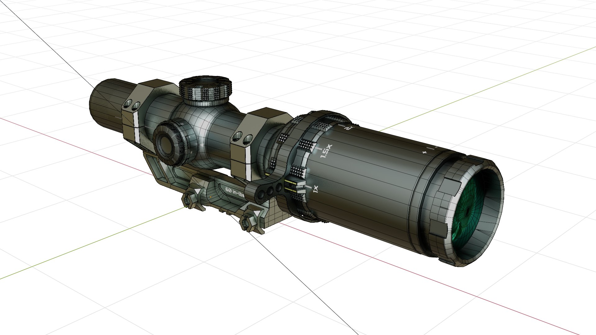 Sniper Scope 3D Model - TurboSquid 1736064