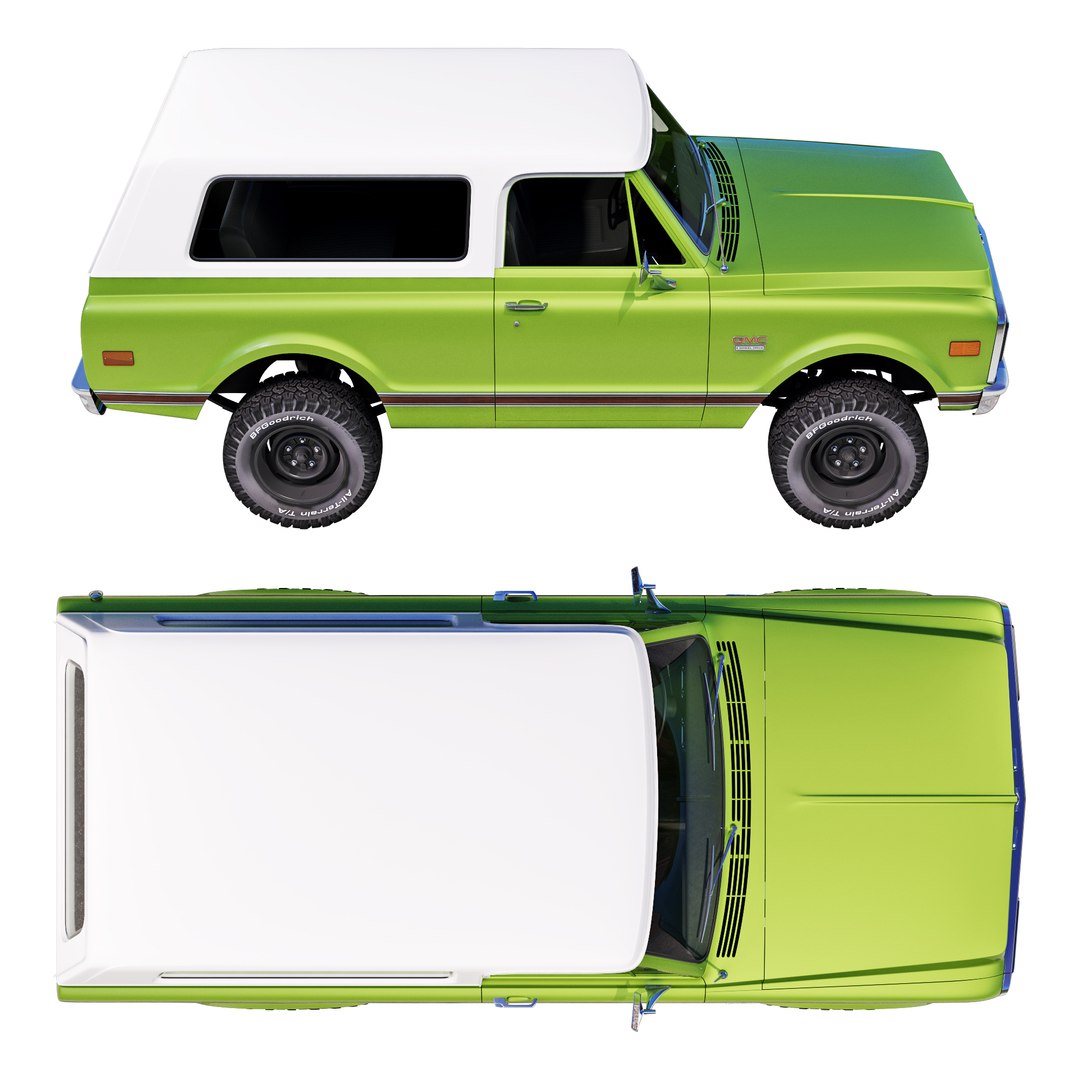 3D GMC Jimmy 1969 - TurboSquid 2196199