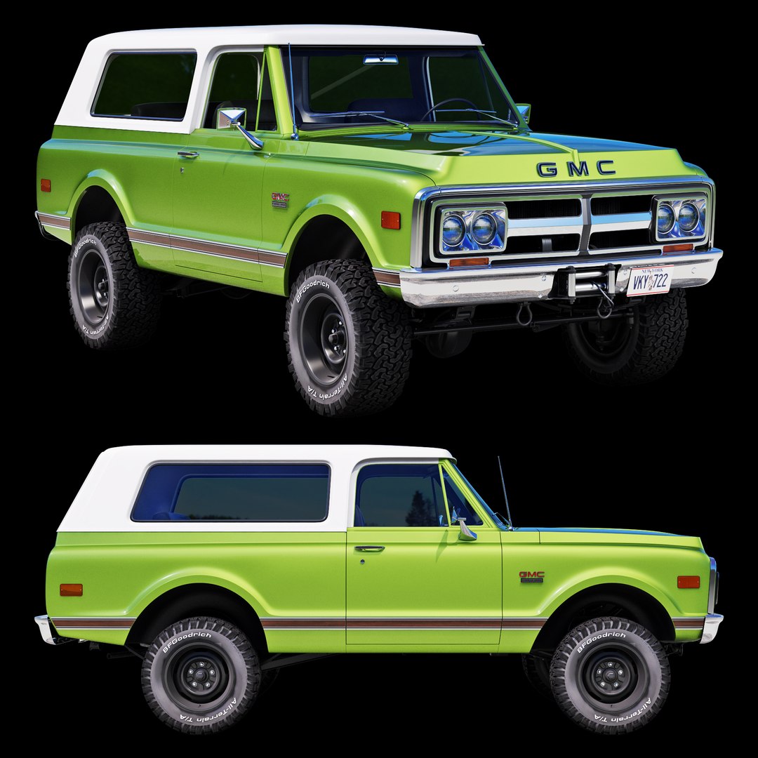 3D GMC Jimmy 1969 - TurboSquid 2196199