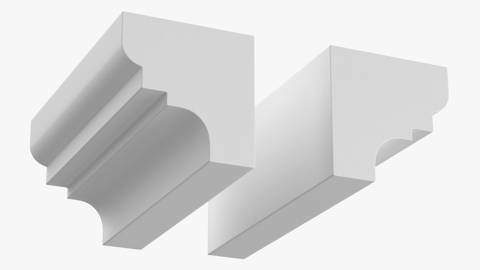 3D Architectural Molding Gypsum Type 10 Model - TurboSquid 2277745