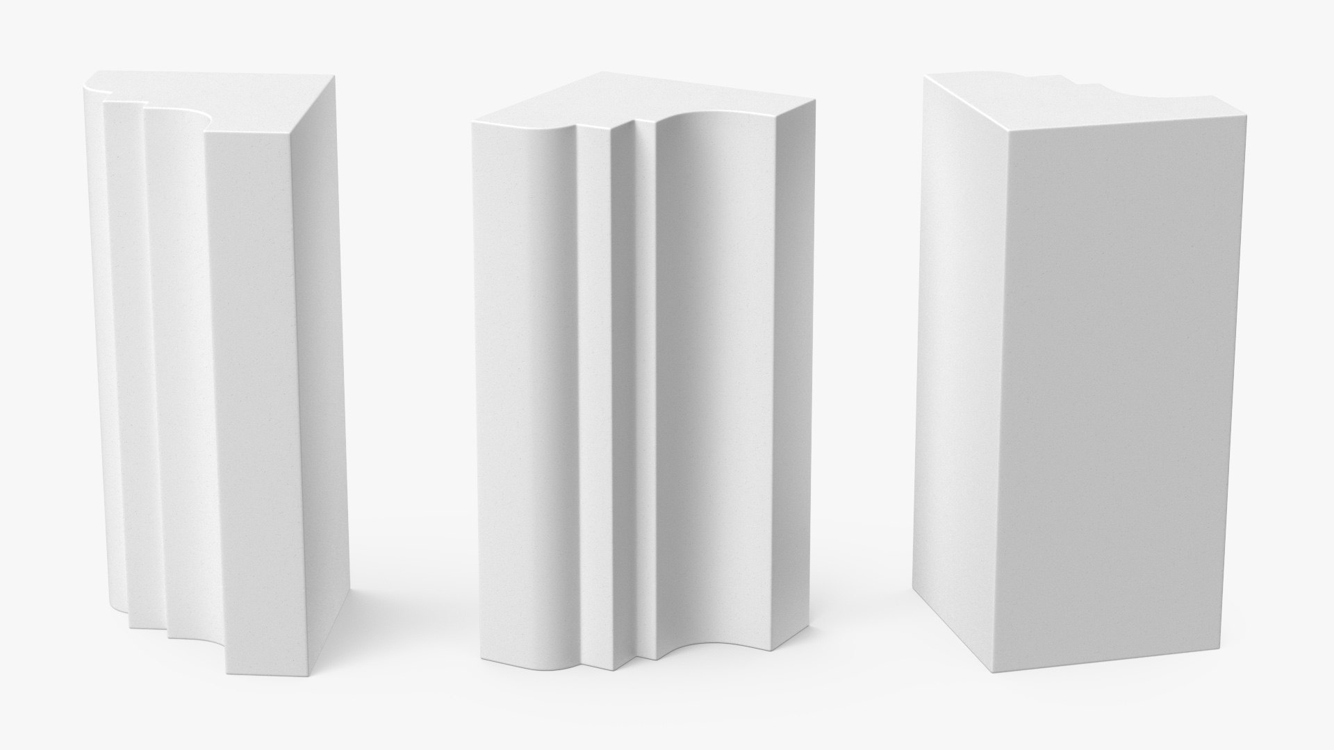 3D Architectural Molding Gypsum Type 10 Model - TurboSquid 2277745