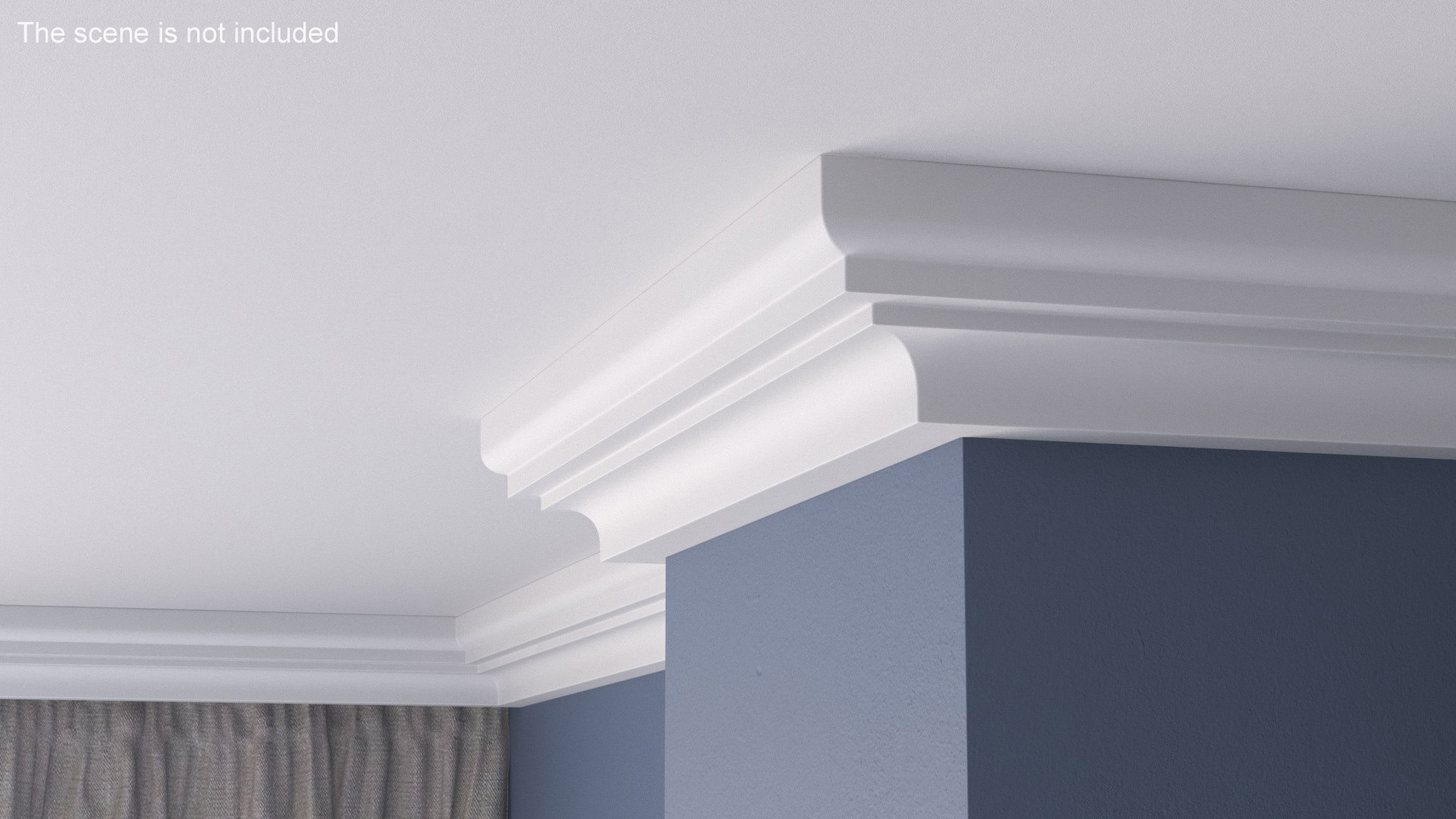 3D Architectural Molding Gypsum Type 10 Model - TurboSquid 2277745