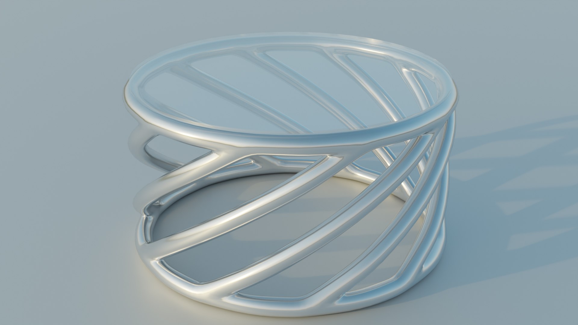 3D Twisted Rods Table Model - TurboSquid 2163991