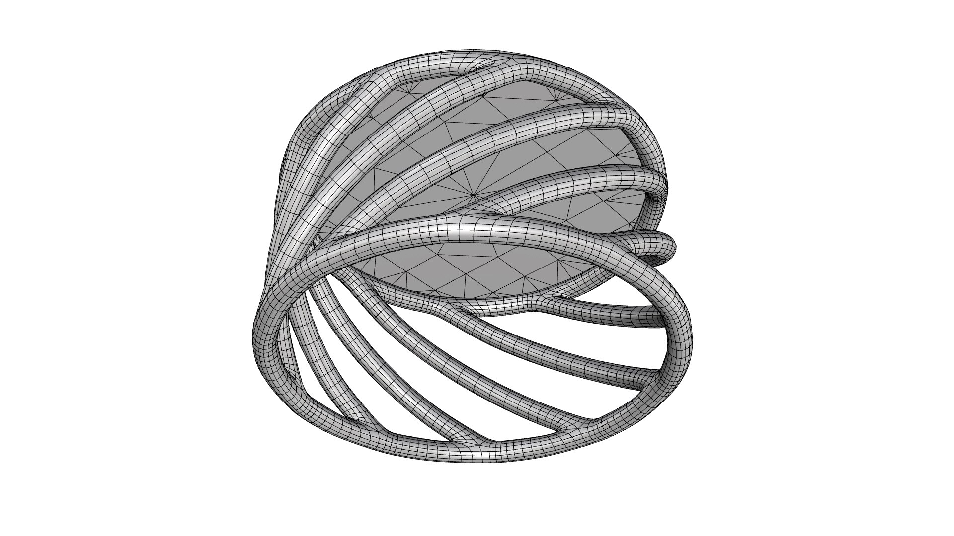 3D Twisted Rods Table Model - TurboSquid 2163991