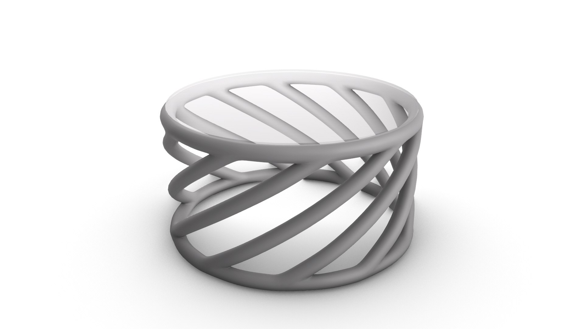 3D Twisted Rods Table Model - TurboSquid 2163991