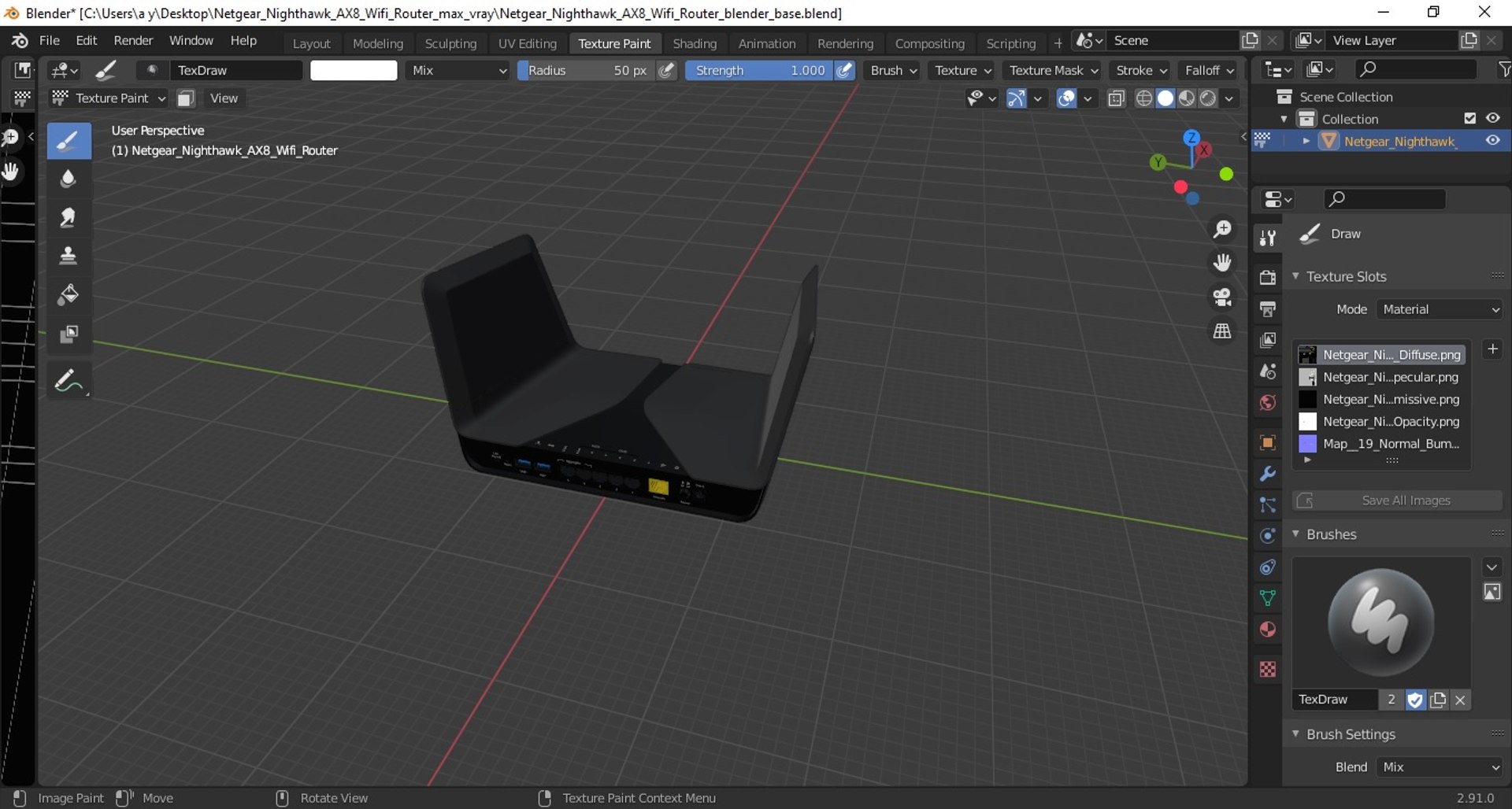 Netgear nighthawk ax8 wifi 3D model - TurboSquid 1681605