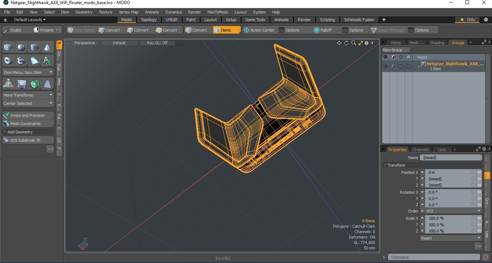 Netgear Nighthawk Ax8 Wifi 3D Model - TurboSquid 1681605
