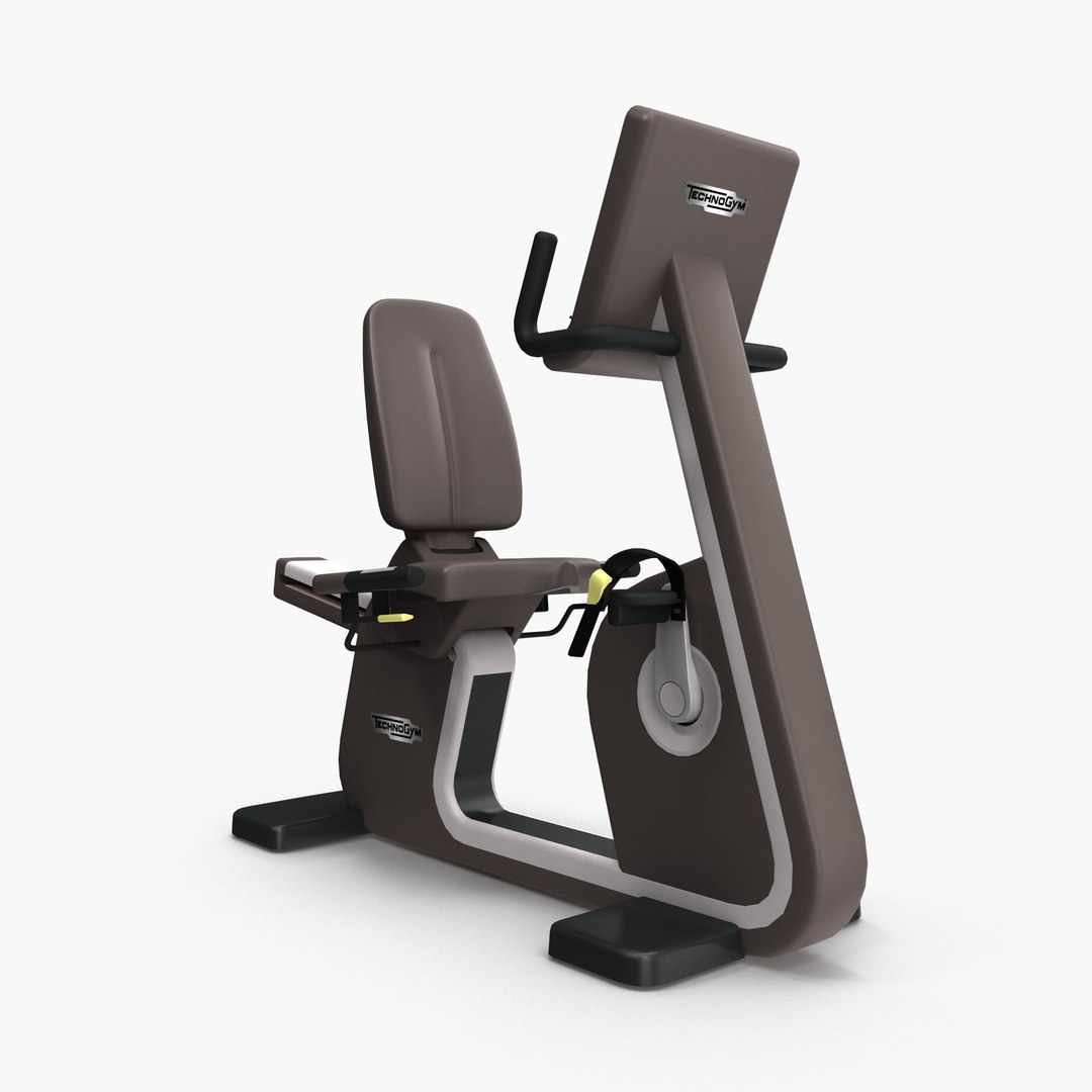 3d model of gym recline cardio artis