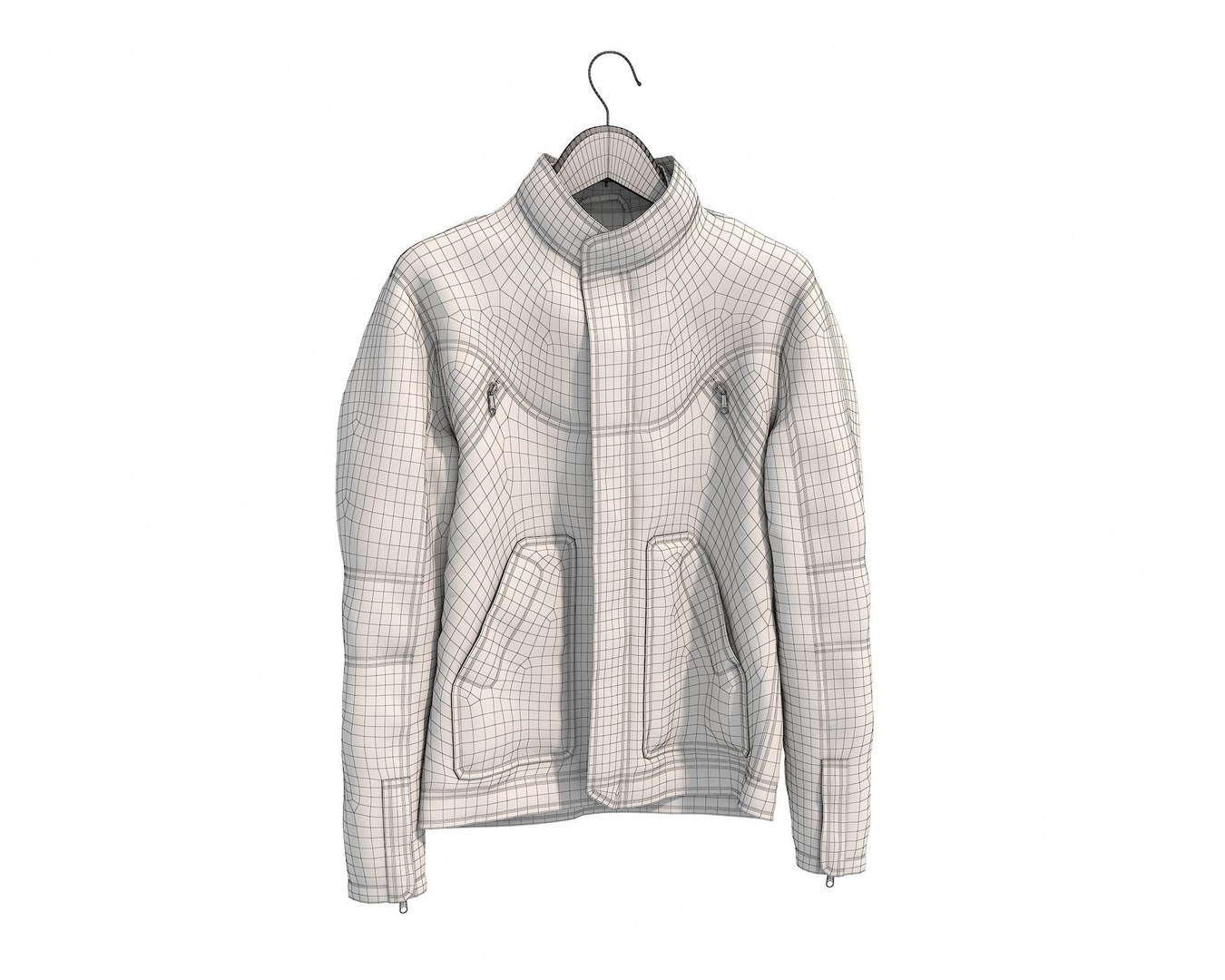 Coat On Hanger Collection 2 3D Model - TurboSquid 2274130