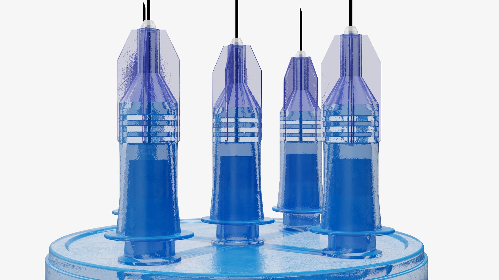 Multi Injector 5 Needles Circular Blue 3D Model - TurboSquid 2247567
