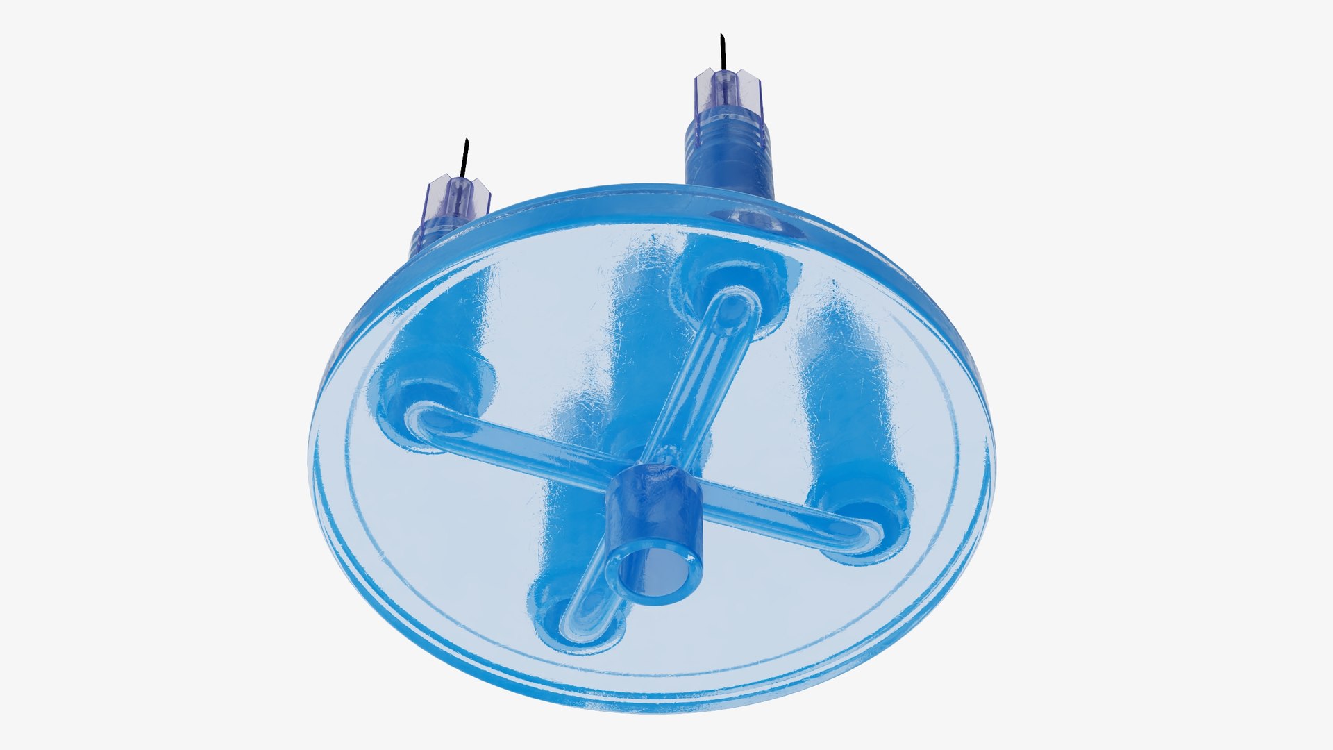 Multi Injector 5 Needles Circular Blue 3D Model - TurboSquid 2247567