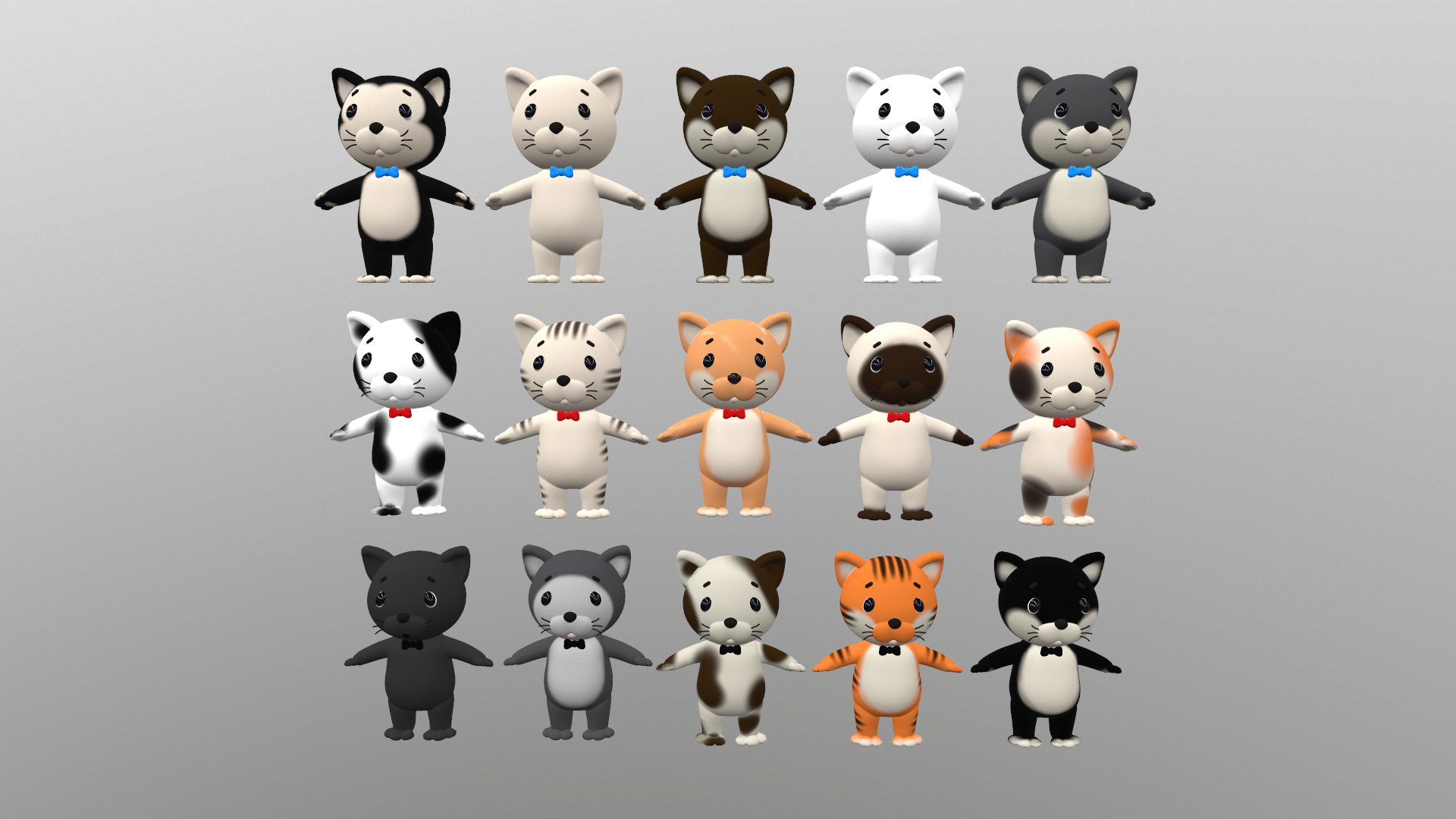 3D Cat Model - TurboSquid 2130631