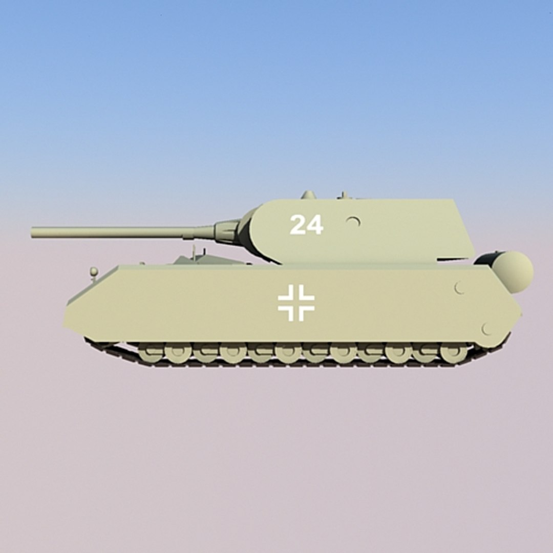 3d model panzerkampfwagen viii maus
