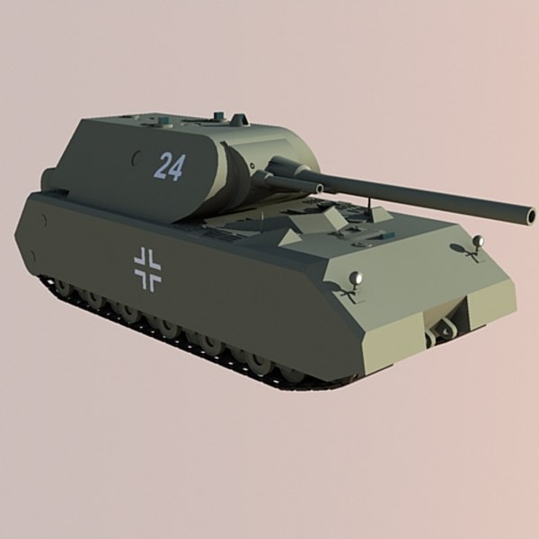 3d model panzerkampfwagen viii maus