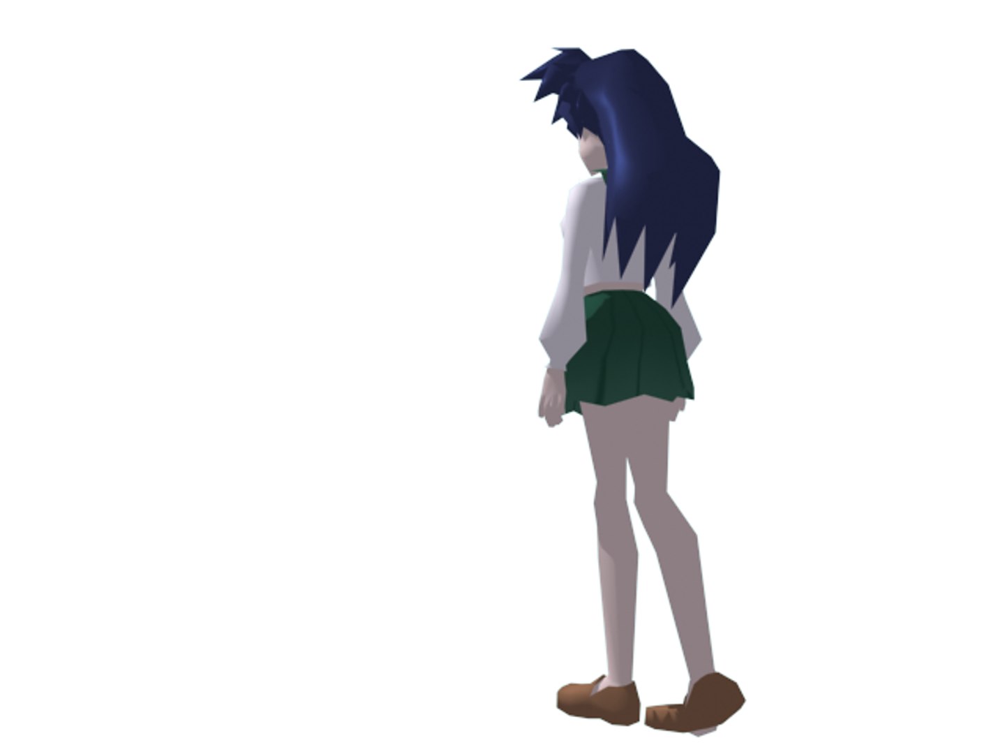 3d Model Kagome Anime Inuyasha