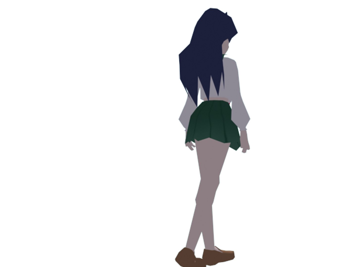 3d Model Kagome Anime Inuyasha