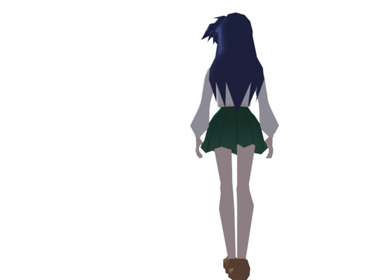 3d Model Kagome Anime Inuyasha