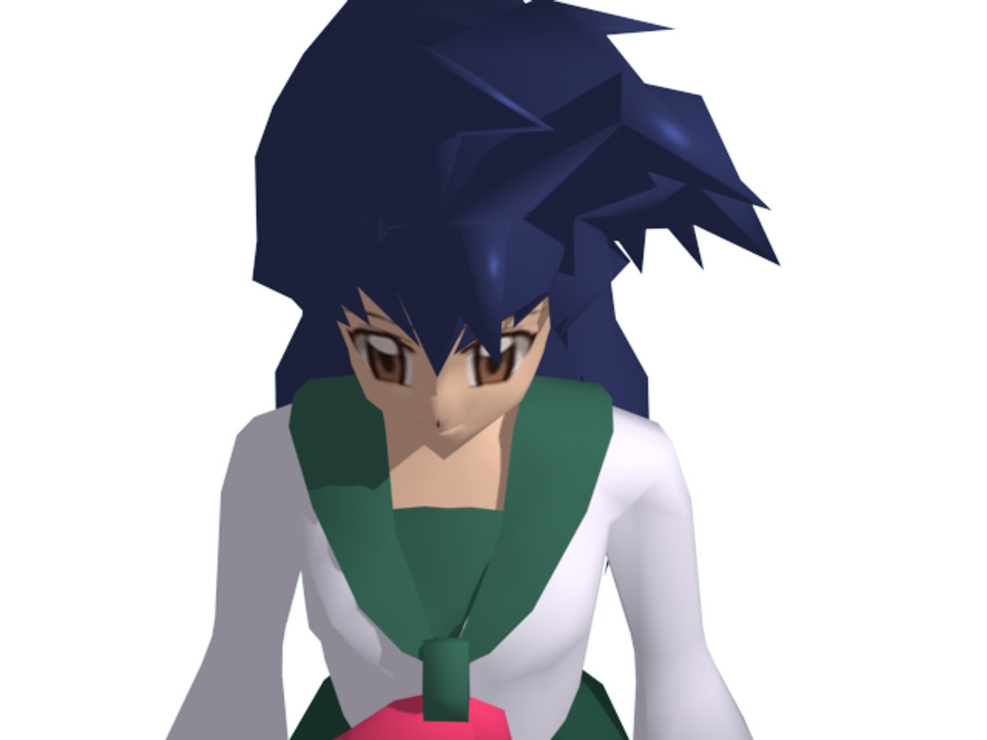 3d Model Kagome Anime Inuyasha