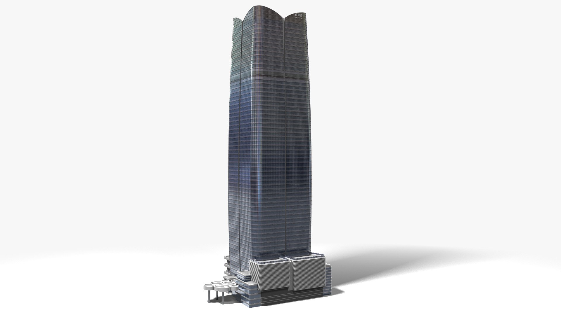 3D Azabudai Hills Skyscraper Tower Model - TurboSquid 2093268