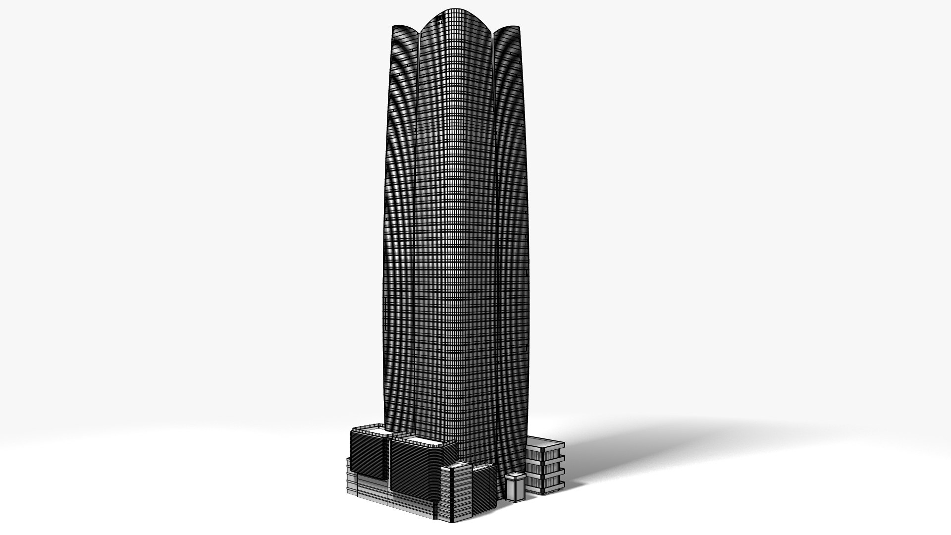 3D Azabudai Hills Skyscraper Tower Model - TurboSquid 2093268