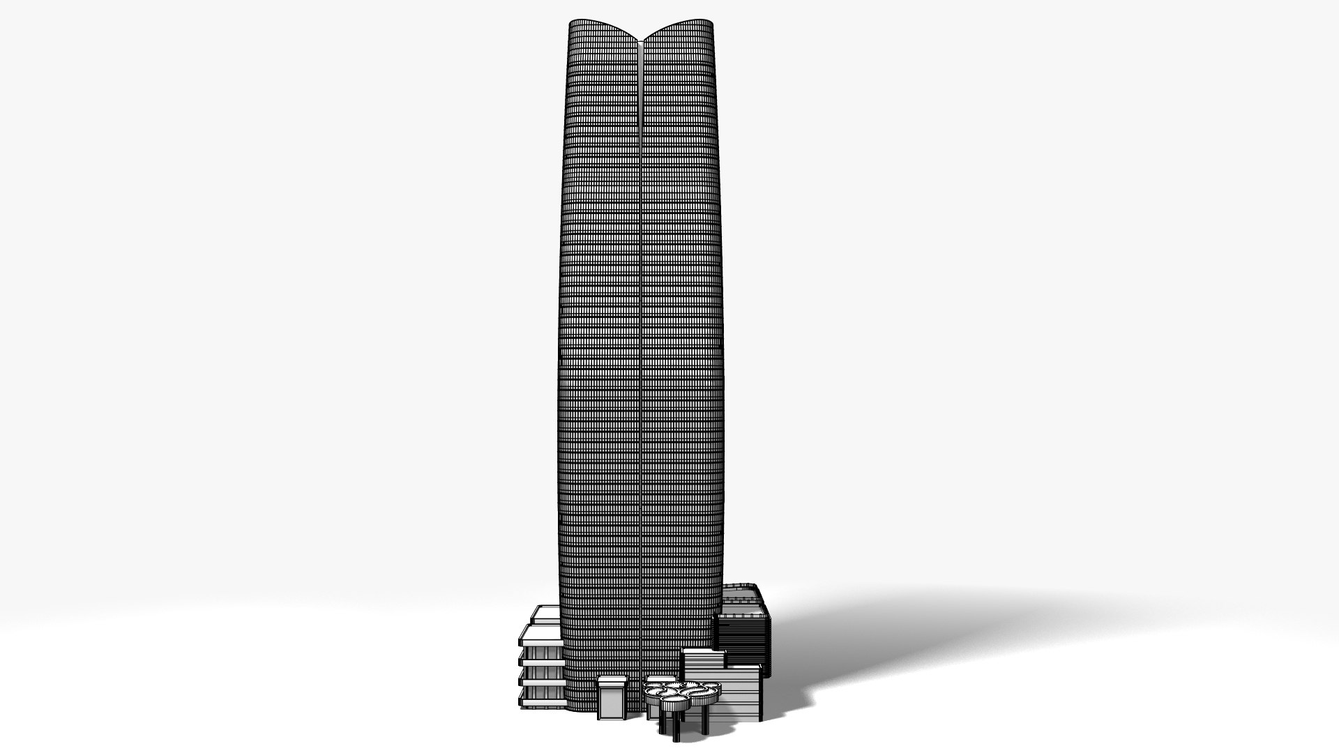 3D Azabudai Hills Skyscraper Tower Model - TurboSquid 2093268