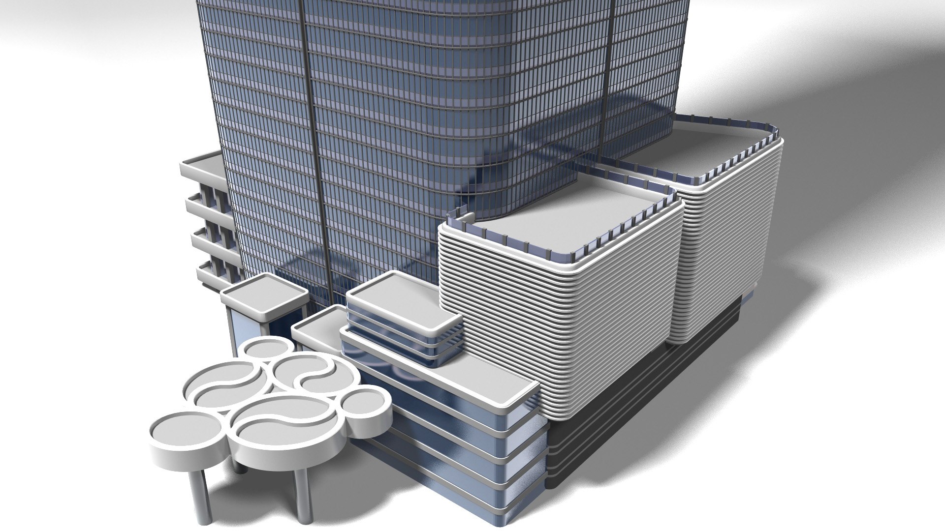 3D Azabudai Hills Skyscraper Tower Model - TurboSquid 2093268