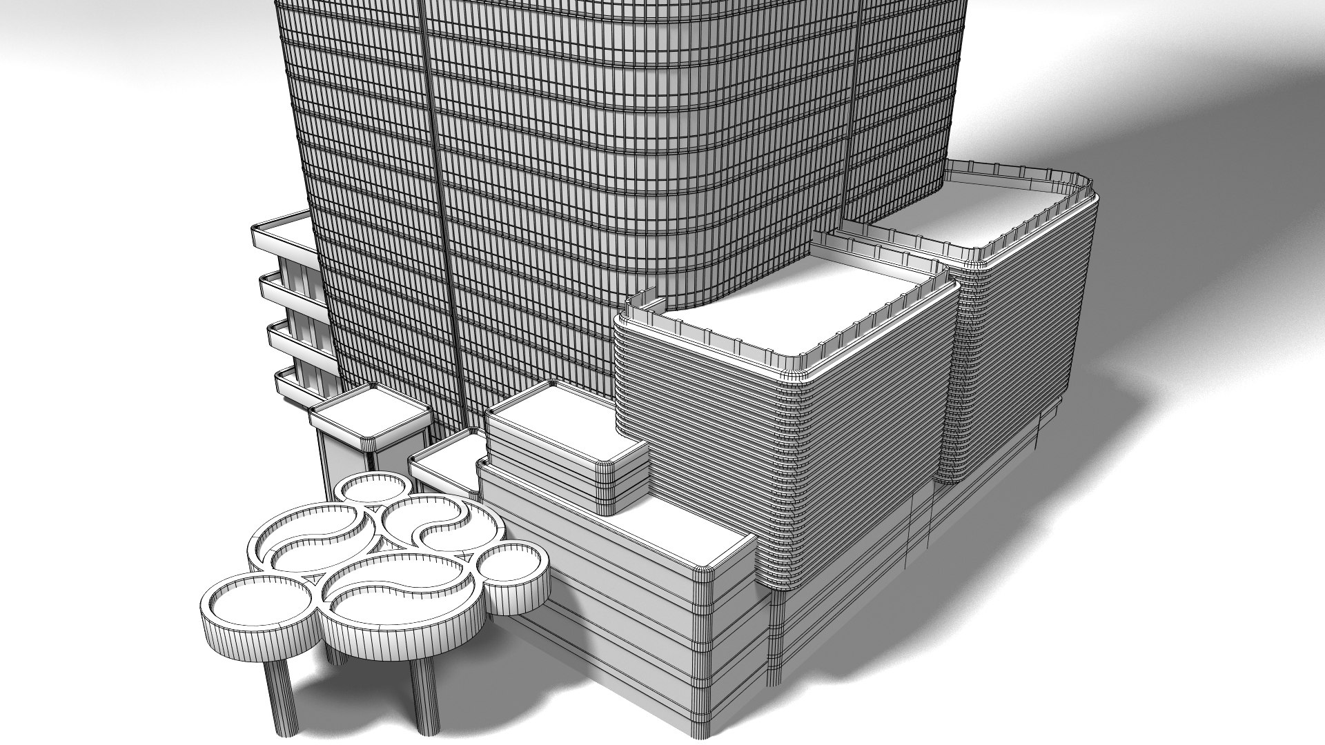 3D Azabudai Hills Skyscraper Tower Model - TurboSquid 2093268