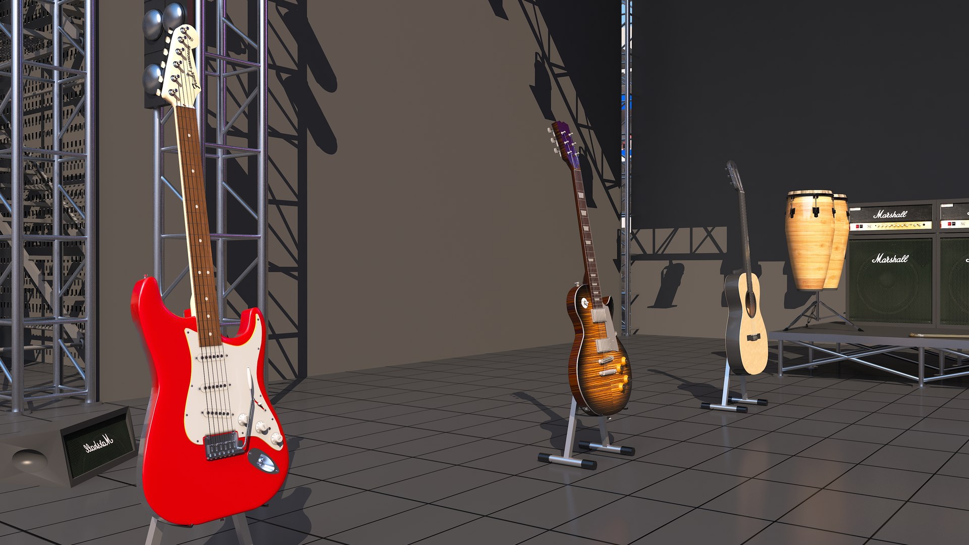 3D Stadium Live Stage 2 - TurboSquid 1808872