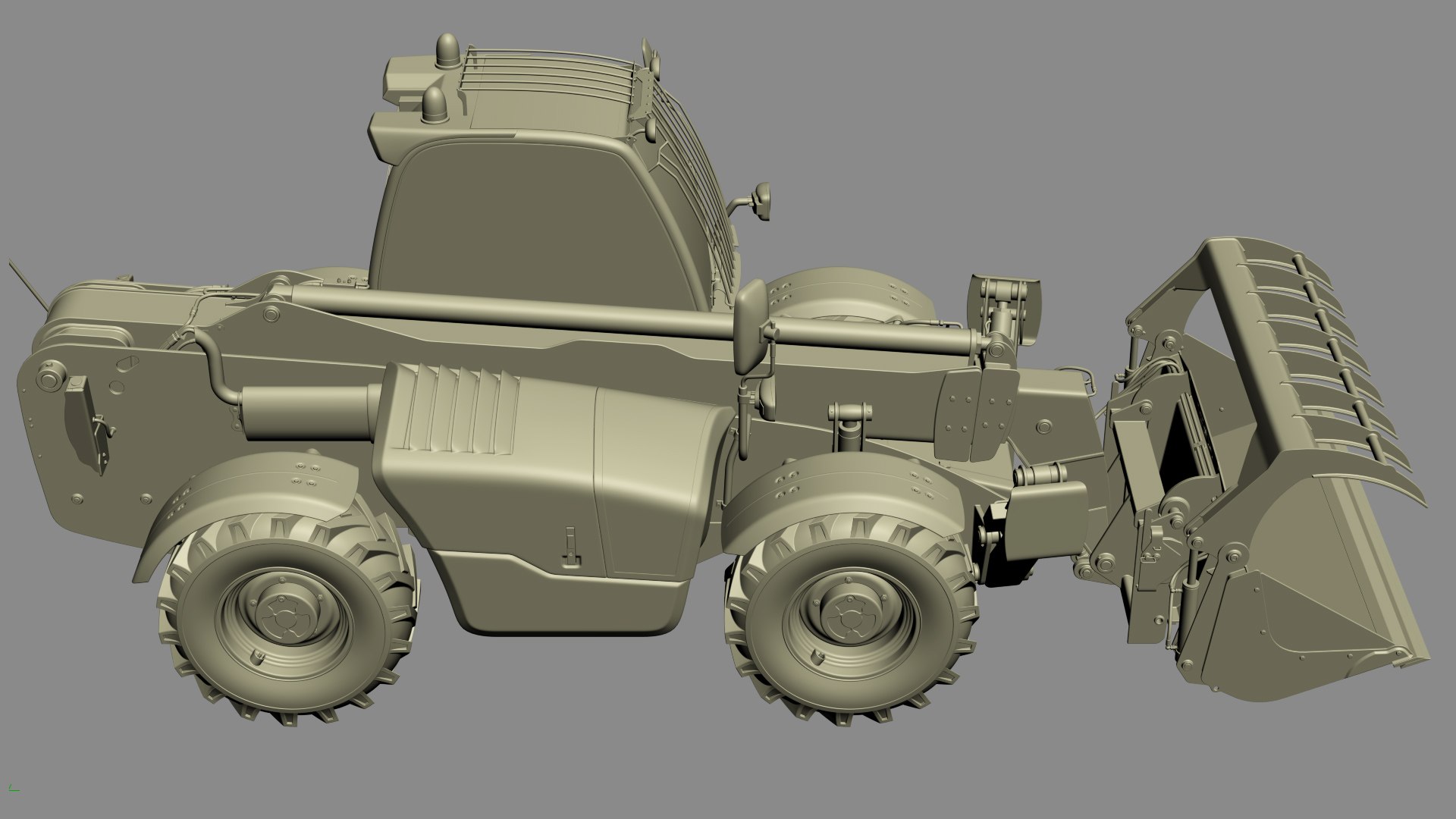 3D Telehandler JCB 535-125 Loader Grapple - TurboSquid 2039124