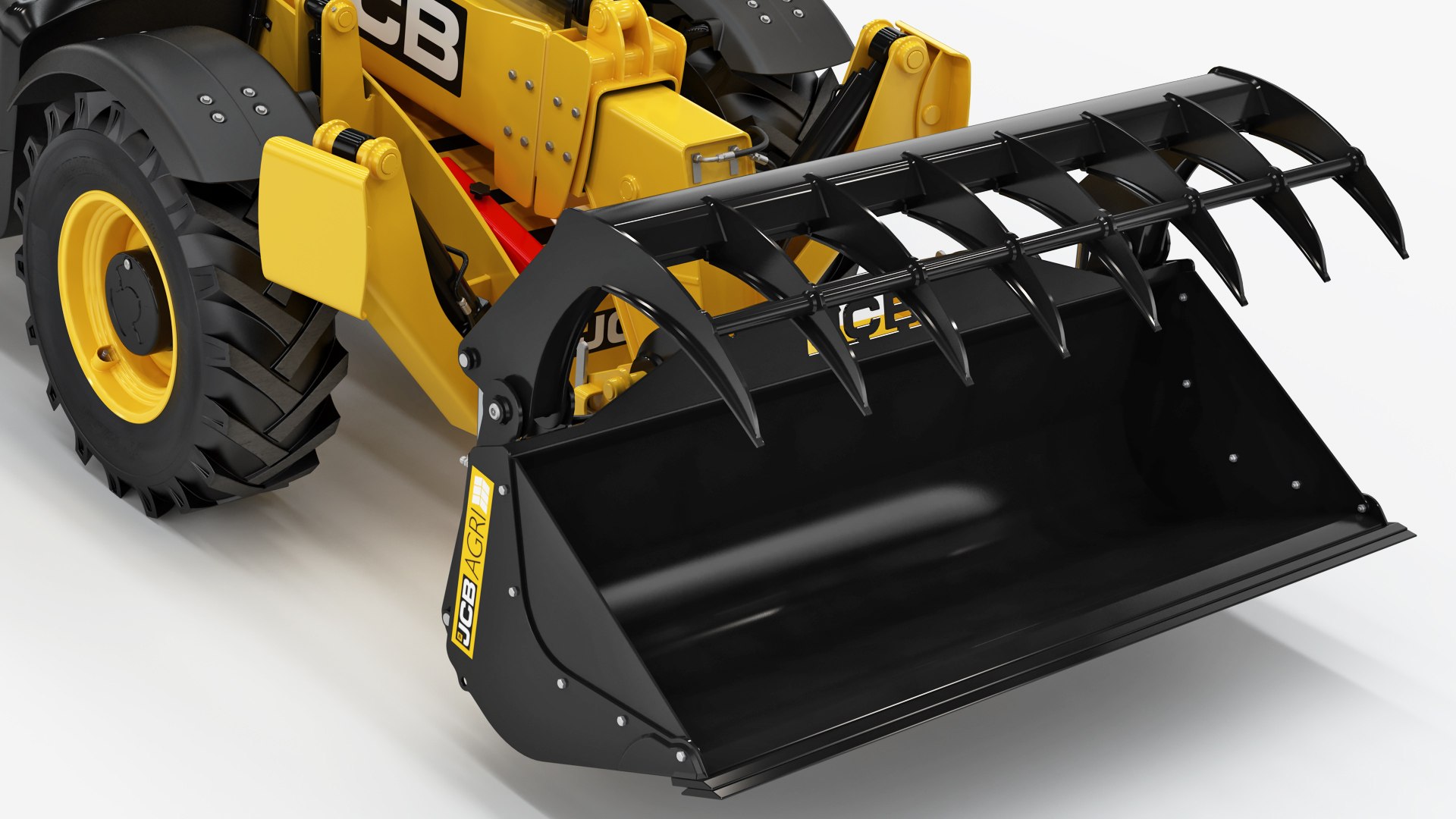 3D Telehandler JCB 535-125 Loader Grapple - TurboSquid 2039124