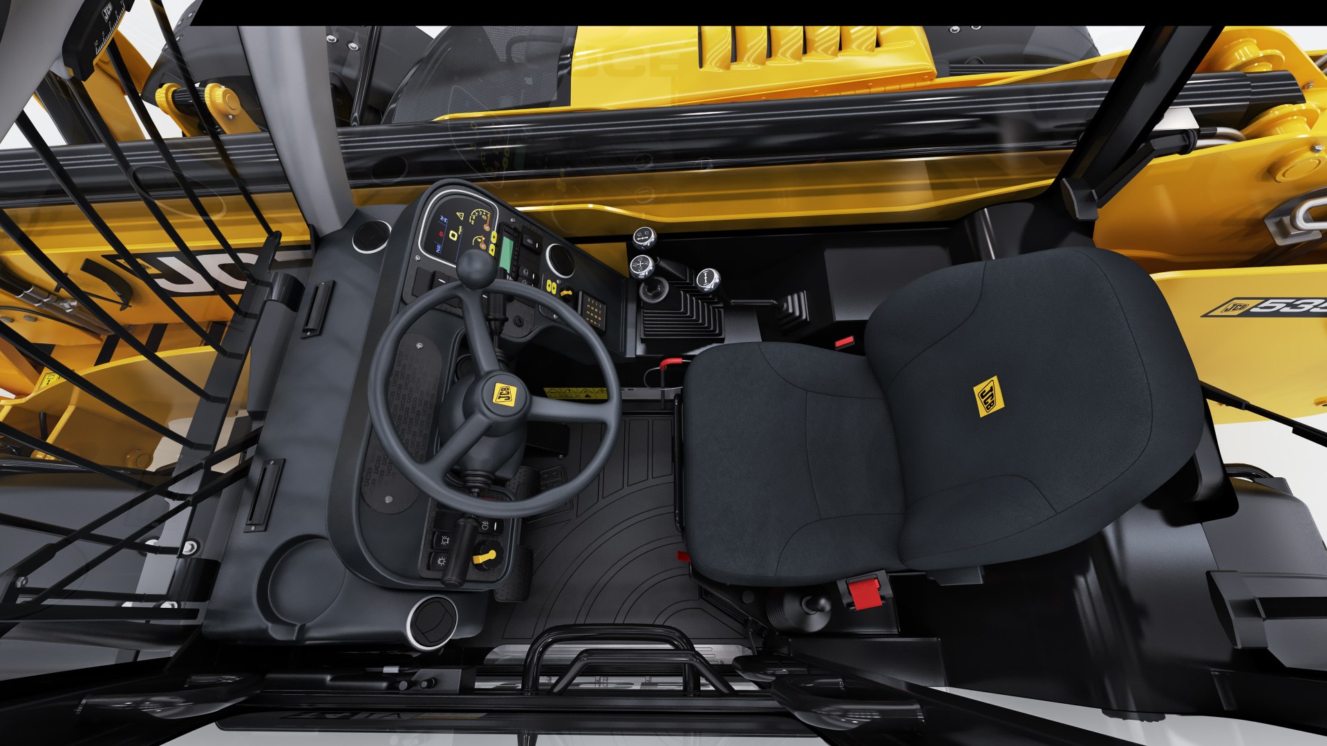 3D Telehandler JCB 535-125 Loader Grapple - TurboSquid 2039124