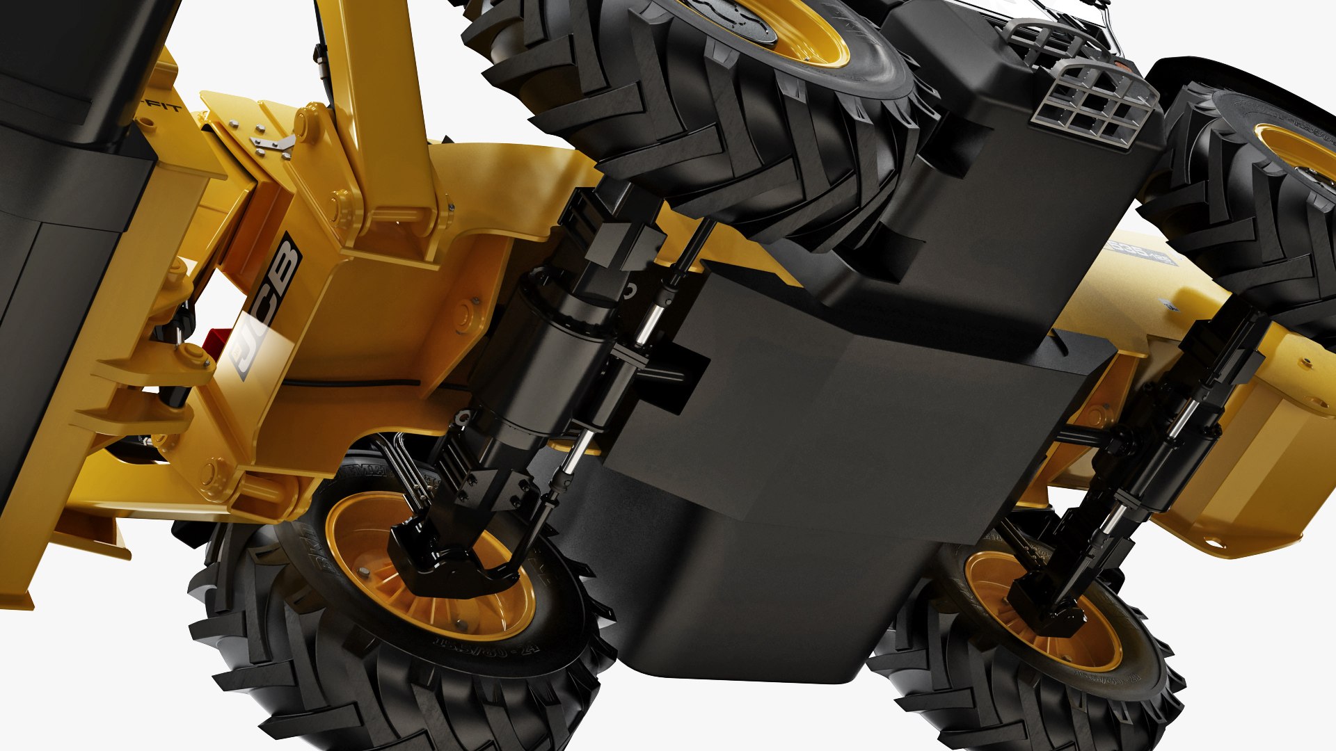 3D Telehandler JCB 535-125 Loader Grapple - TurboSquid 2039124