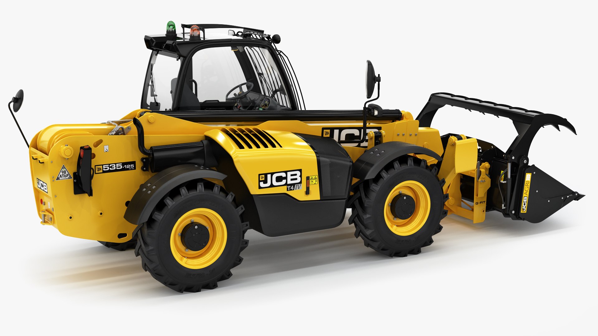 3D Telehandler JCB 535-125 Loader Grapple - TurboSquid 2039124