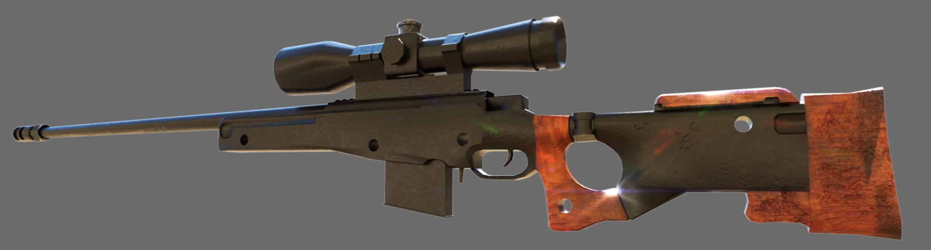 3D Sniper Rifle Model - TurboSquid 1193704
