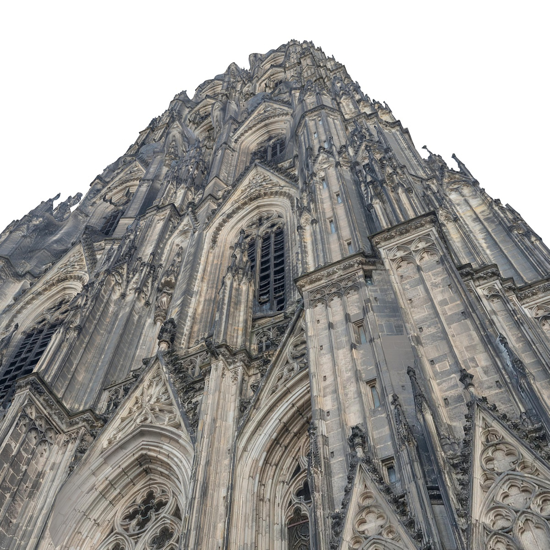 3d Gothic Architecture Cathedral Scanned