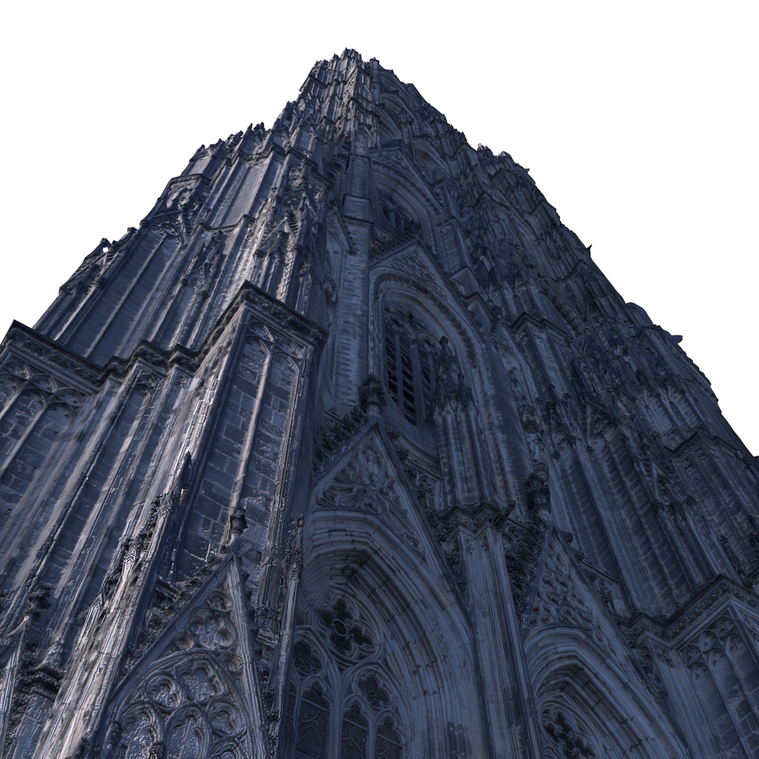 3d Gothic Architecture Cathedral Scanned