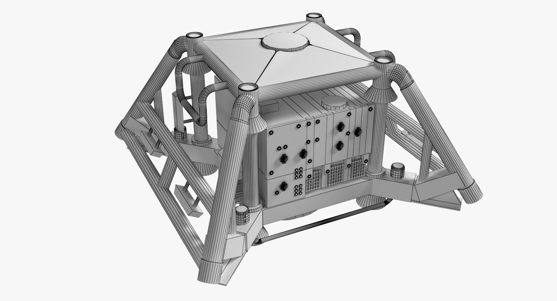 Medium Subsea Mhxt 3d Max