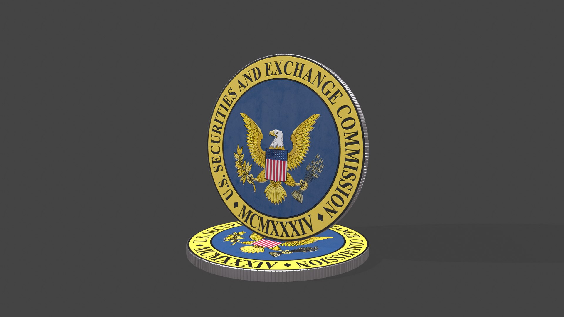 Coin sec securities exchange 3D model - TurboSquid 1699788