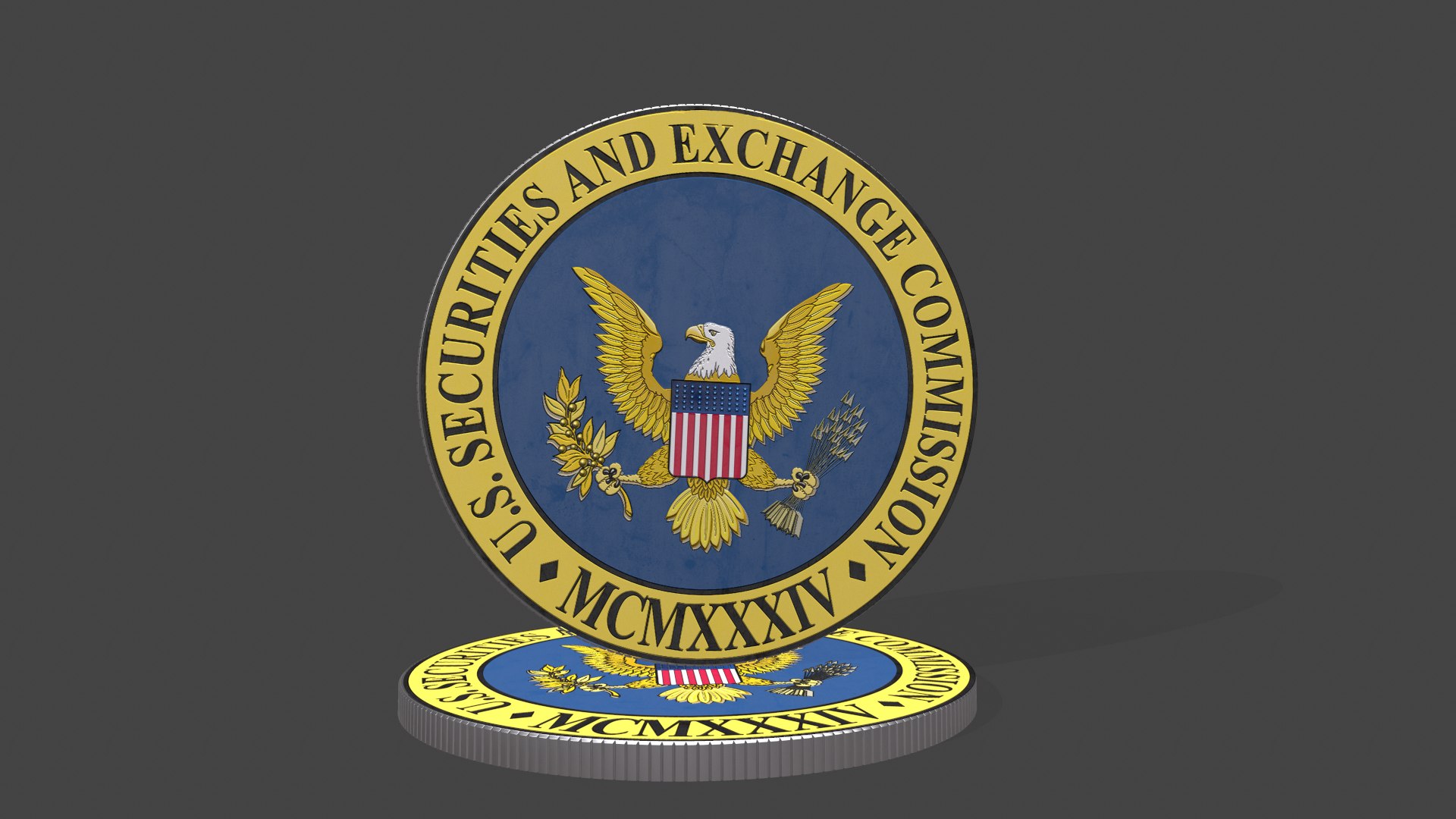 Coin sec securities exchange 3D model - TurboSquid 1699788