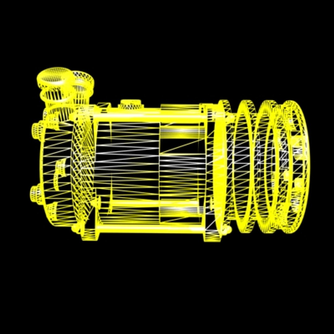 Custom Compressor 3d Model