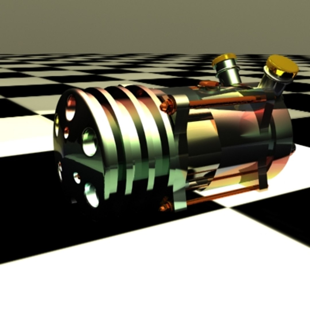 Custom Compressor 3d Model