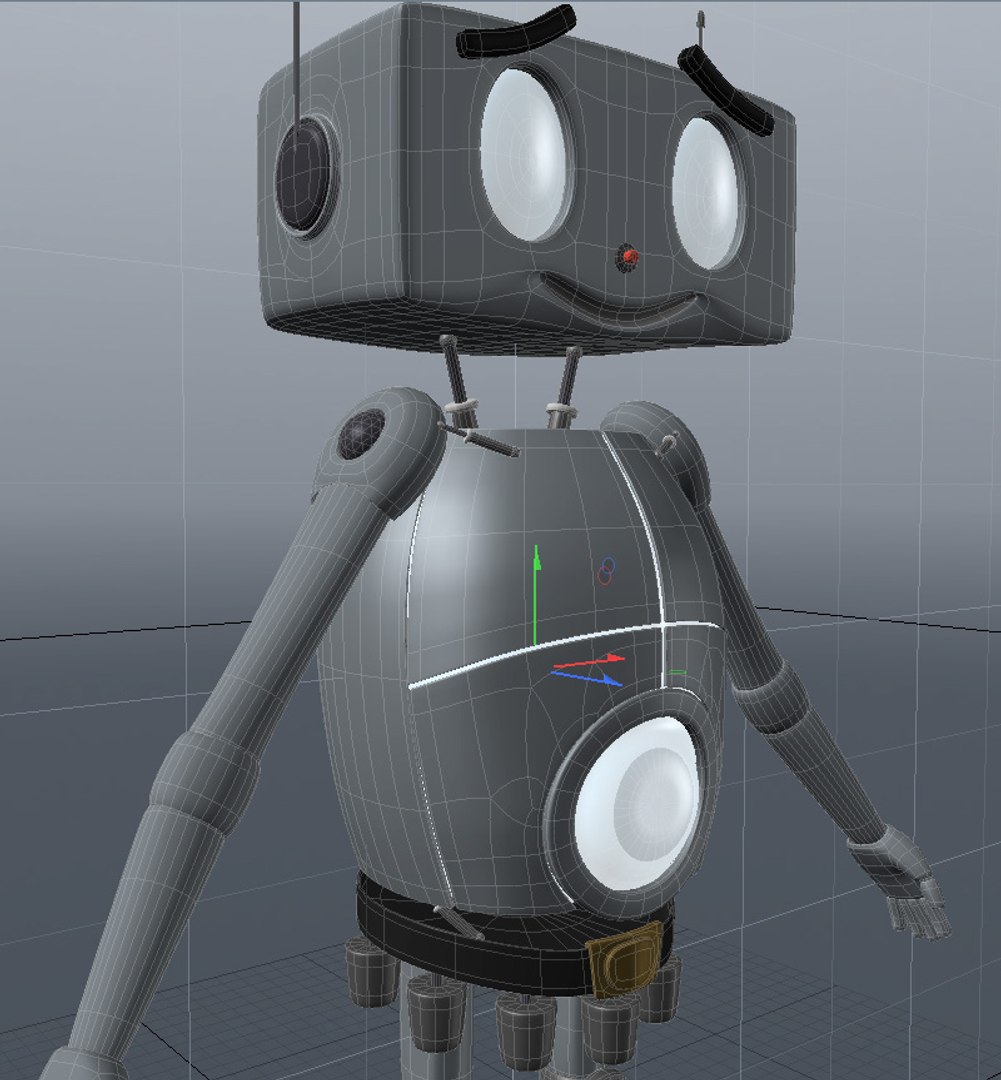 Robo Character 3d Model