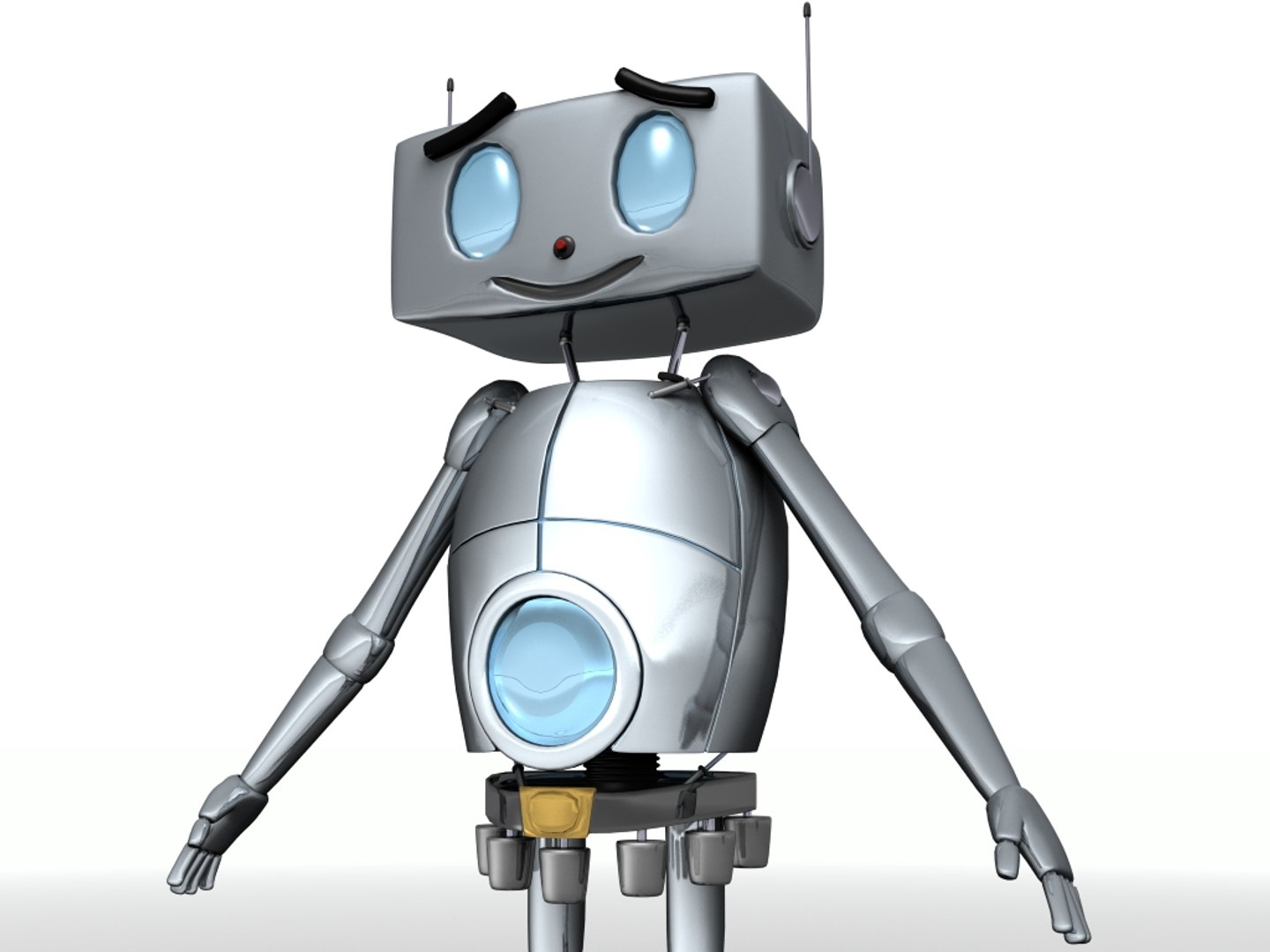 Robo Character 3d Model