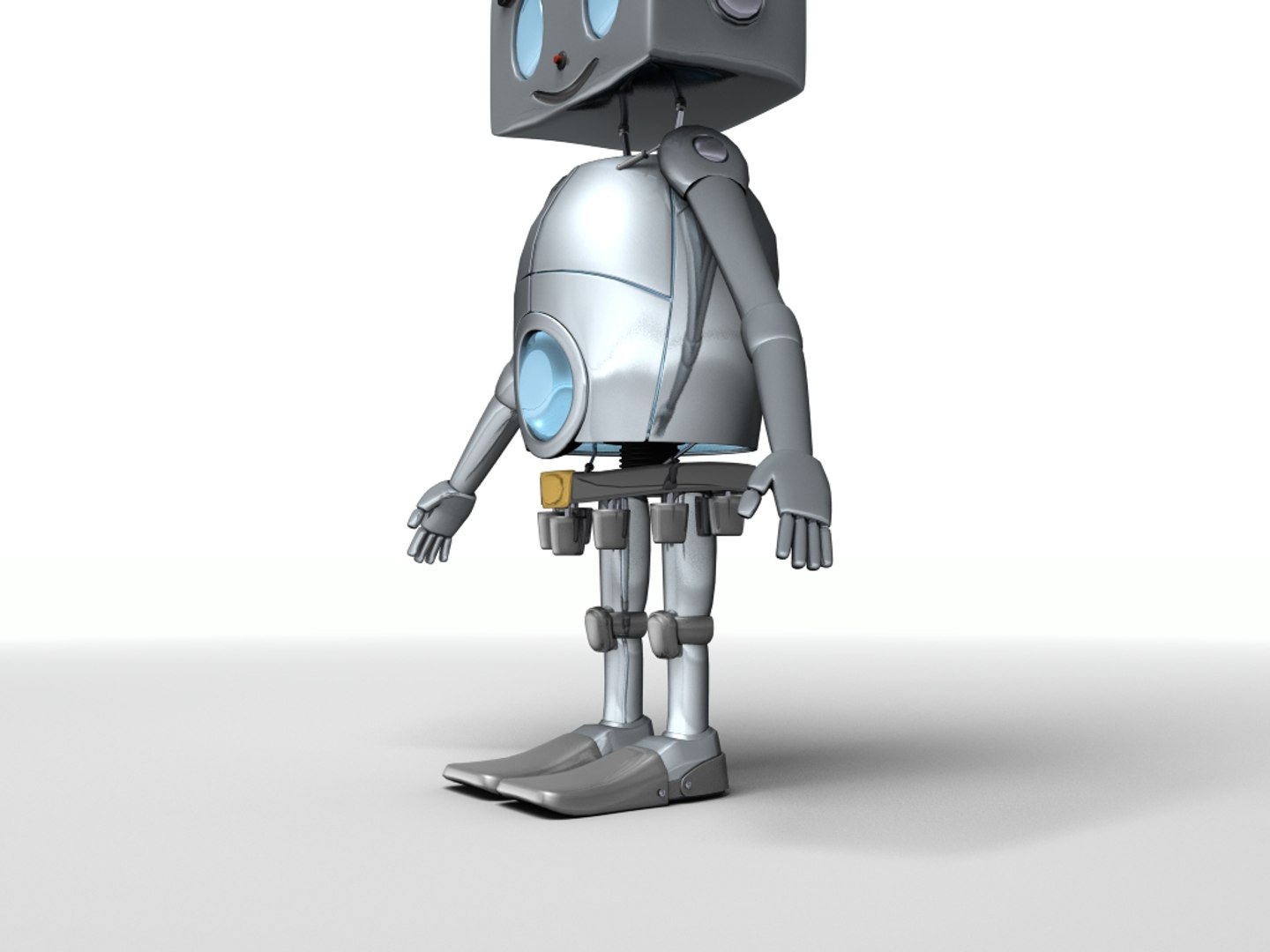 Robo Character 3d Model
