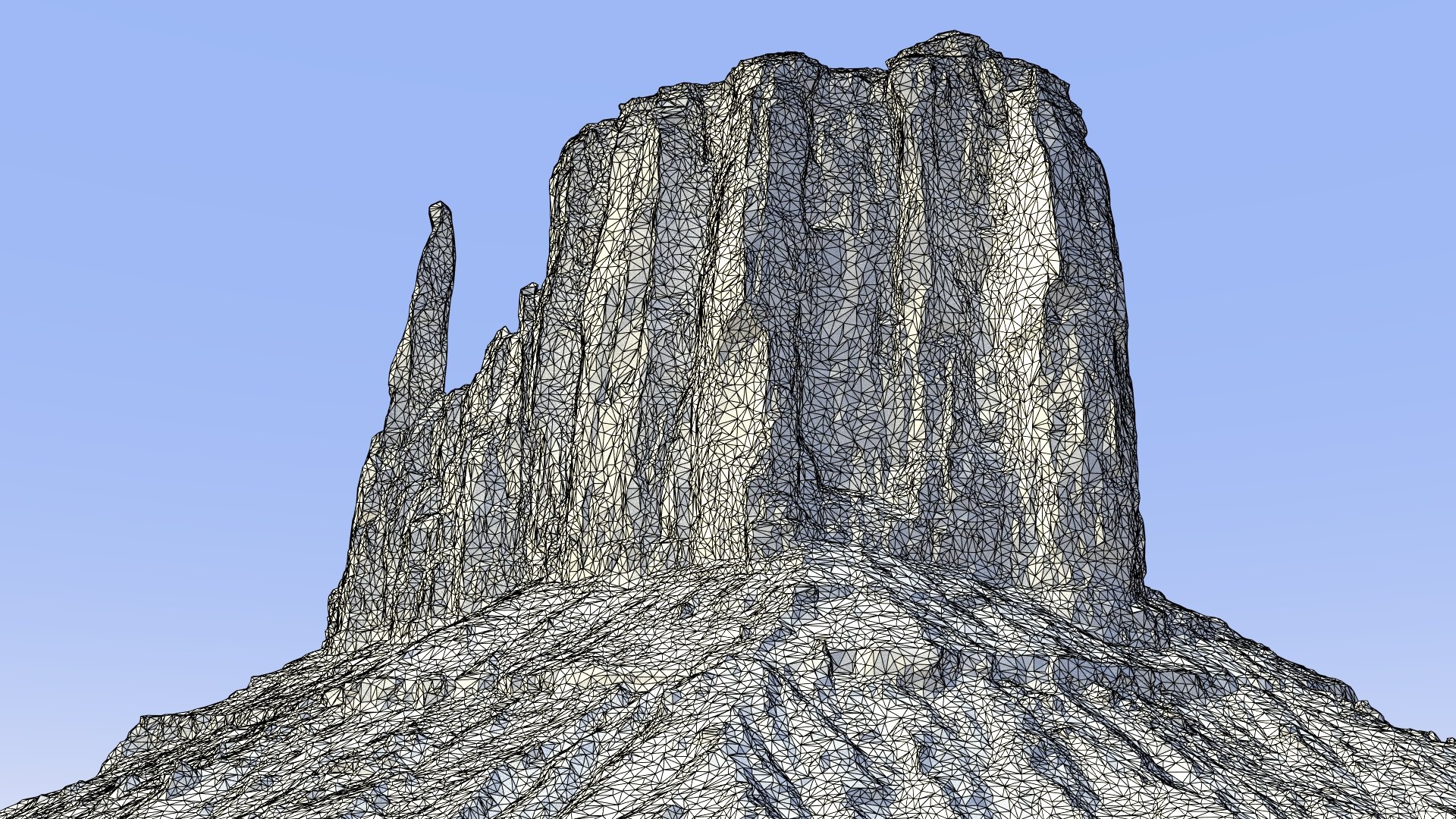 Monument Valley Sandstone Cliff 3D - TurboSquid 2036831